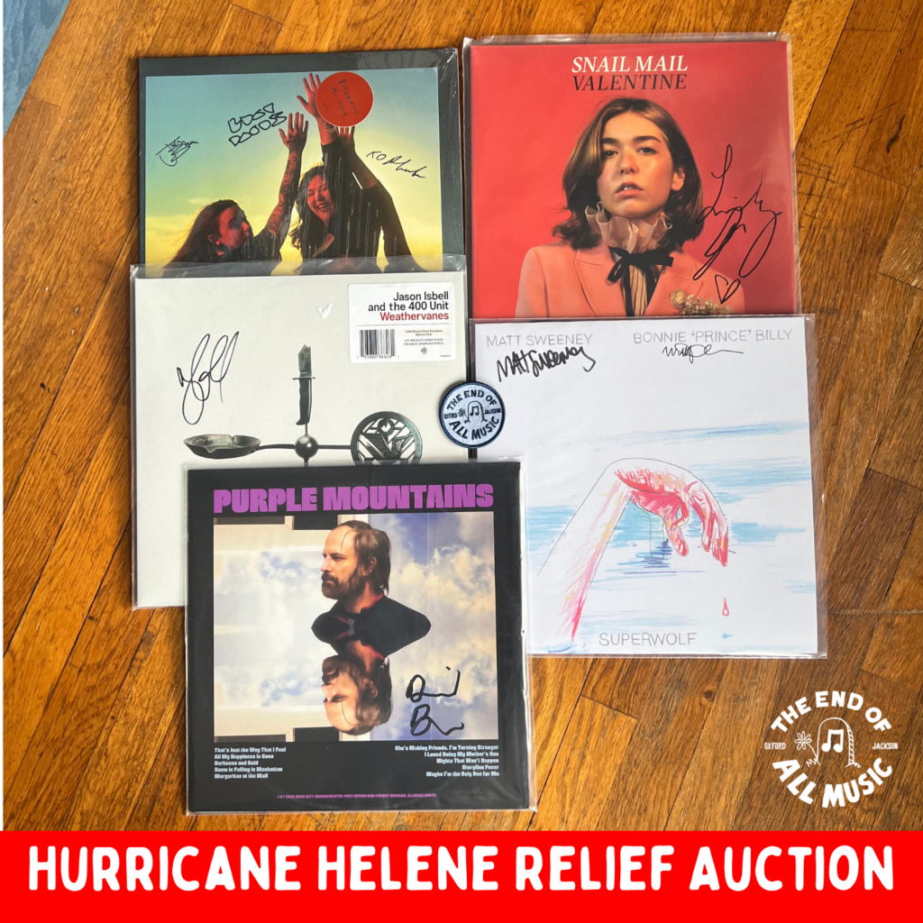 **Hurricane Helene Relief Auction** – End of All Music